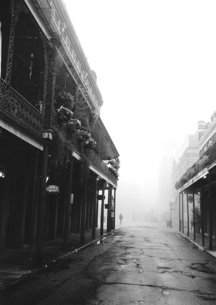 New Orleans Man Walking (B+W) | Powers Fine Art Photography
